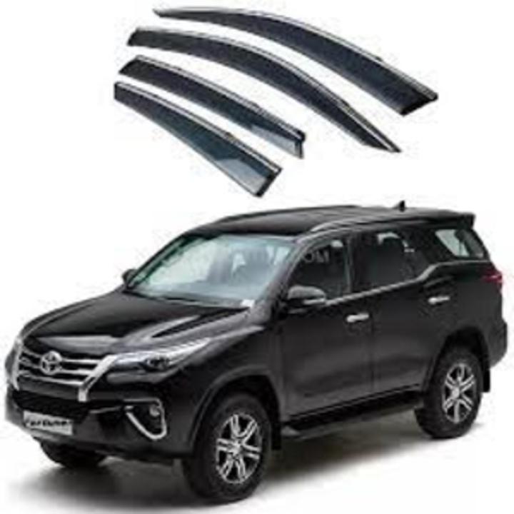 TOYOTA FORTUNER ORIGINAL WINDOW VISOR AIRPRESS WITH CHROME | Daraz.pk