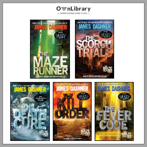 TThe Maze Runner (5 book series) by James Dashner (Author) | Daraz.pk