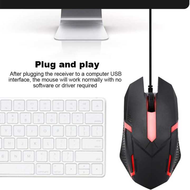 Gaming Mouse RGB - 7 Light Breathing - USB Wired Gaming Mouse For PC ...