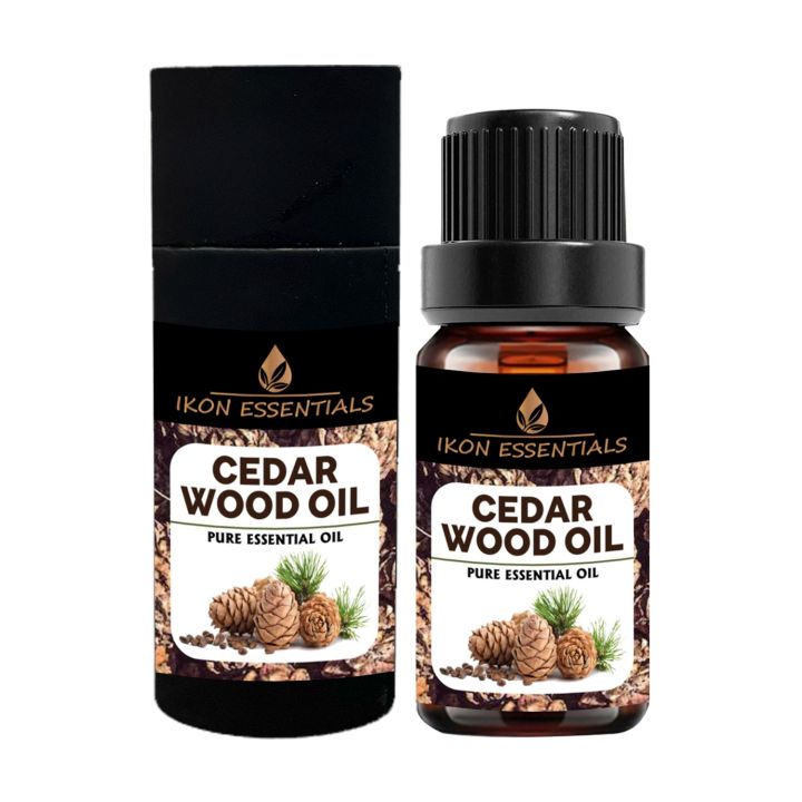 CEDAR WOOD ESSENTIAL OIL FOR AROMATHERAPY IKON ESSENTIALS | Daraz.pk