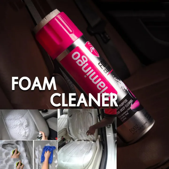 Flamingo Multi-Purpose Foam Cleaning Like Fabric, Carpet, Leather, Vinyl etc. Foam Cleaner – 650 ...
