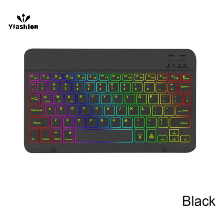 Gaming Keyboard RGB Backlit Compact 78 Keys Portable Wireless Office ...