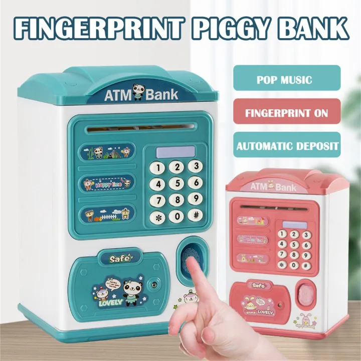 ATM Machine, Piggy Bank, Electronic ATM Machine, Money saving Box for ...