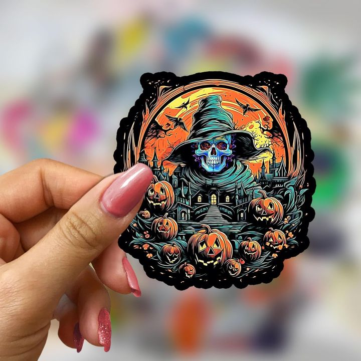 Halloween Scary Night Pack of 03 Pumkin Skull Witches Halloween ...