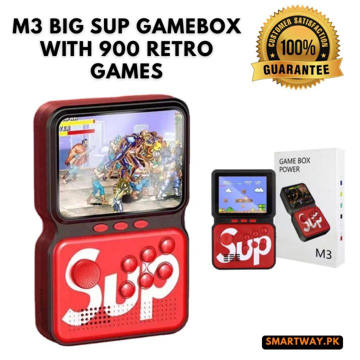 Big M3 Sup Game box 900 Retro Gaming Console - Portable Handheld Arcade ...