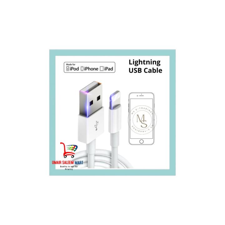 iPhone Data Cable- 3A FAST Charging & Syncing | Daraz.pk