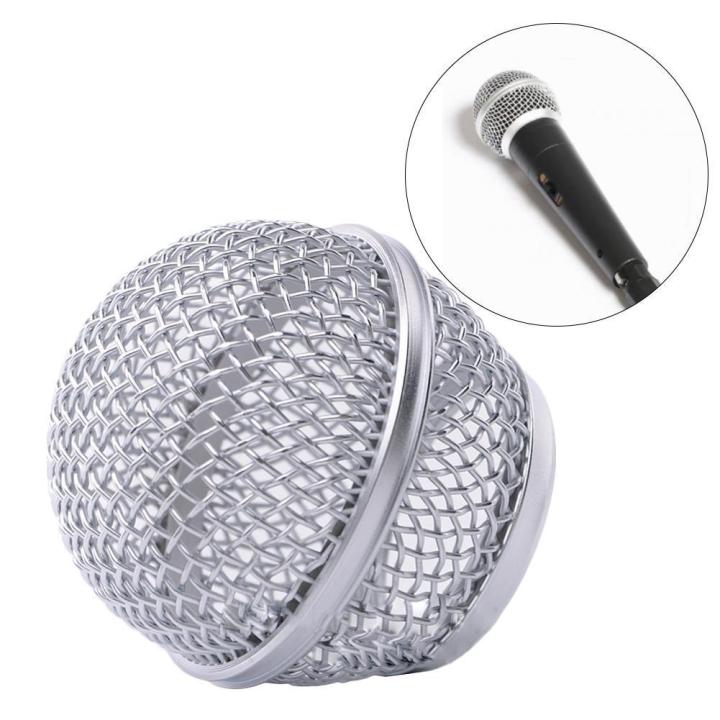 Wired Microphone Mesh Cover Replacement Metal Microphone Grille Diy ...