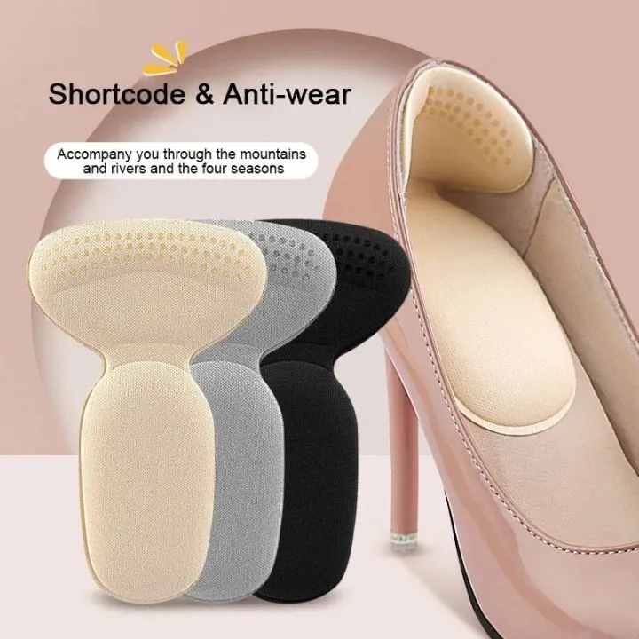 Comfort Feet T-Shape Heel Cushion – Anti-Slip Gel Pads for Heel Support ...