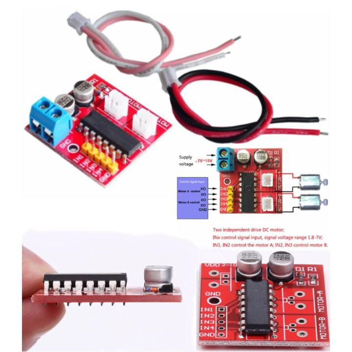 2.5A Dual Channel DC Motor Driver PWM Mini Module | Daraz.pk