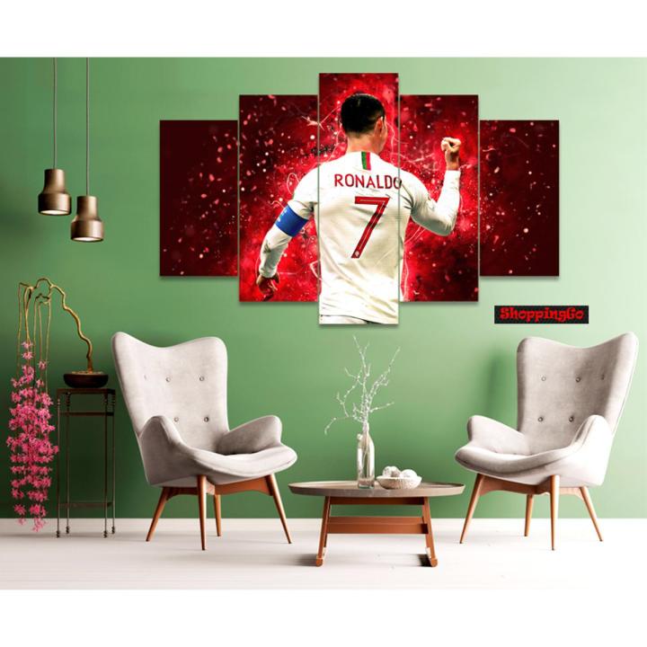 CR7 5 Piece HD Wall Frame | Daraz.pk