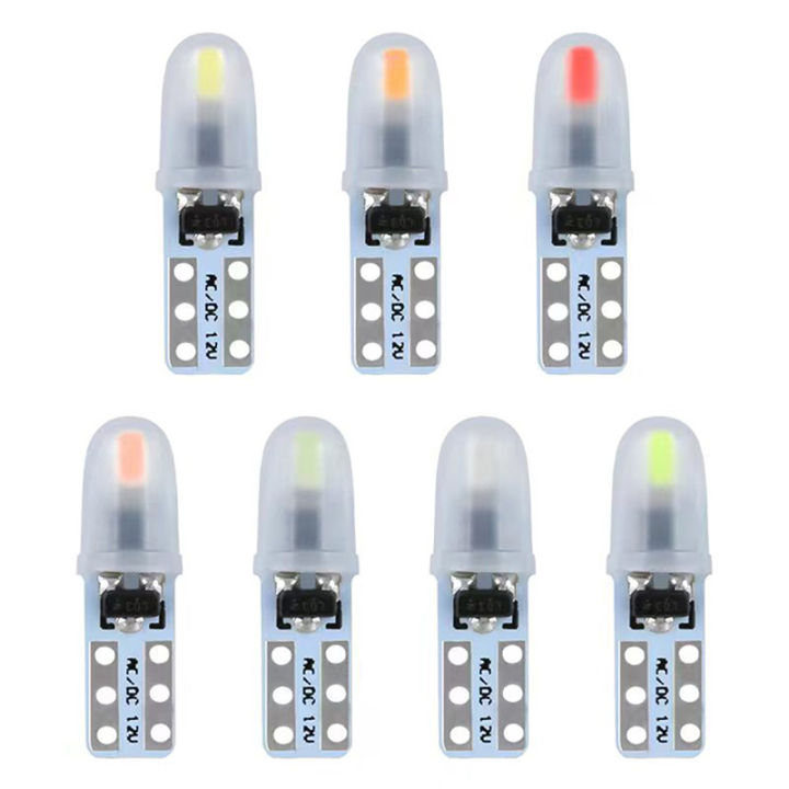 5pcs T5 Led Car Interior Light Indicator Dashboard Gauge Instrument ...