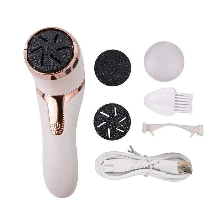 Electric Foot Scrubber & Callus Remover | Rechargeable Waterproof Foot ...