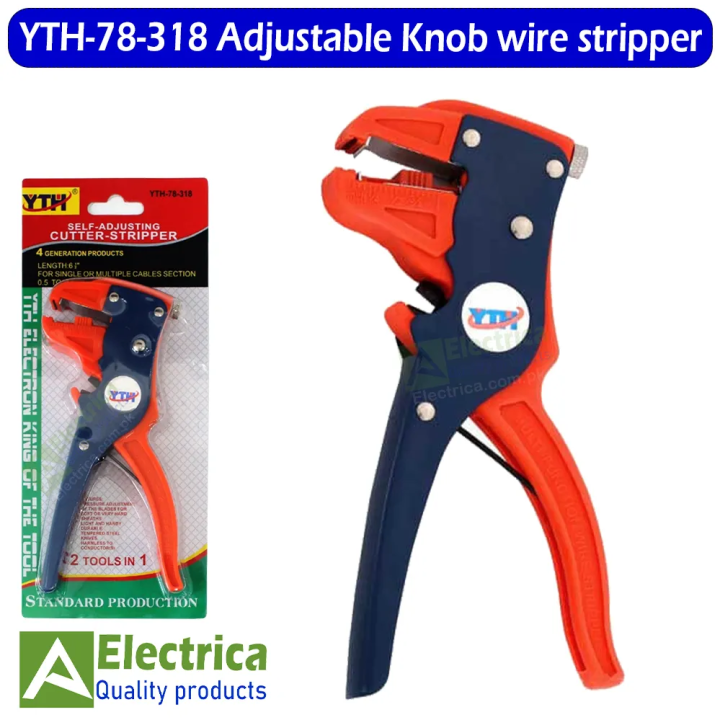 YTH-78-318 multifunction 2 In 1 Cable insulation removal & wire cutter ...