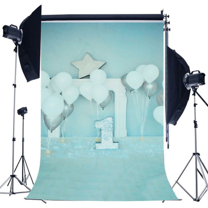 Camera and accessories 3x5ft Vinyl Photo Backdrop Happy Birthday ...