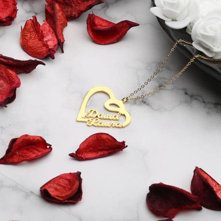 Customized Name Necklace For Girls, 24K Gold Plated Lockets for Girls ...