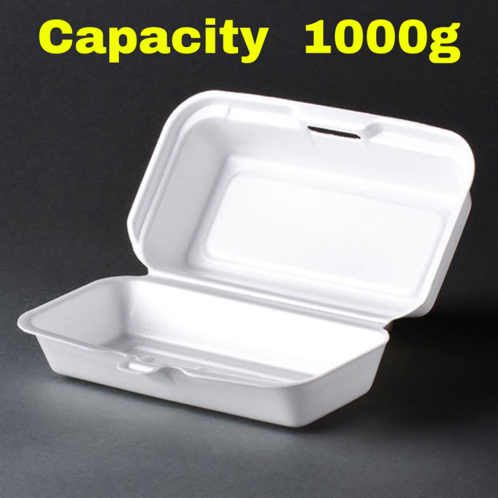 Disposable Foam Food Box Container For Snack/Biryani/Food (Capacity ...