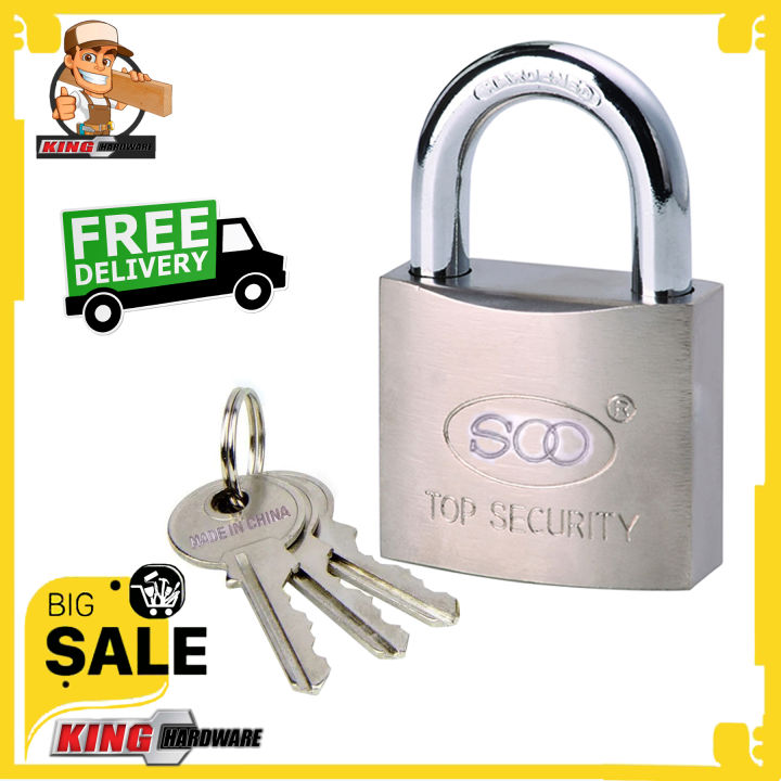 Padlock Heavy Duty Locks, sizes in 38mm 50mm 63mm with 4 keys, Padlock ...