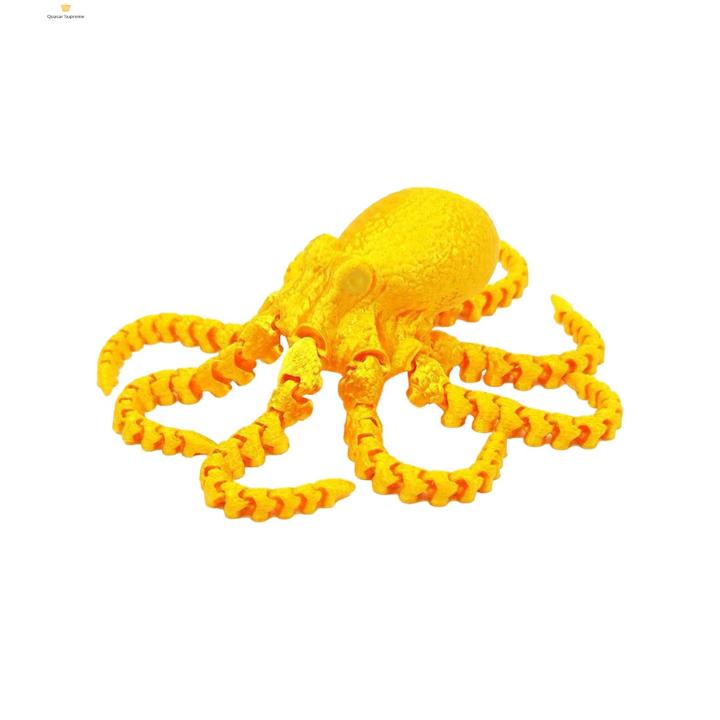 Quasar Stress Relief Octopus Toy Realistic 3d Printed Octopus Toy with ...