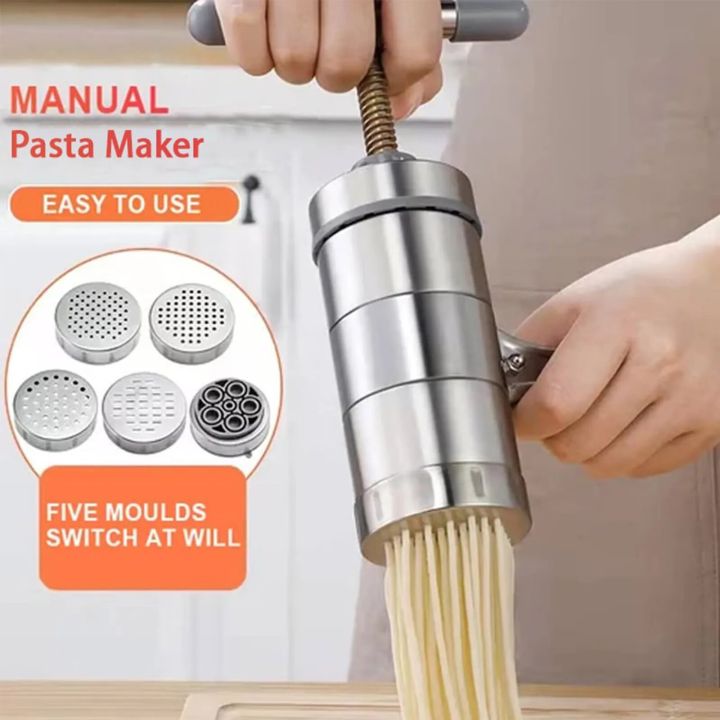 Creative Kitchen Stainless Steel Hand-cranking Noodle Press Household ...