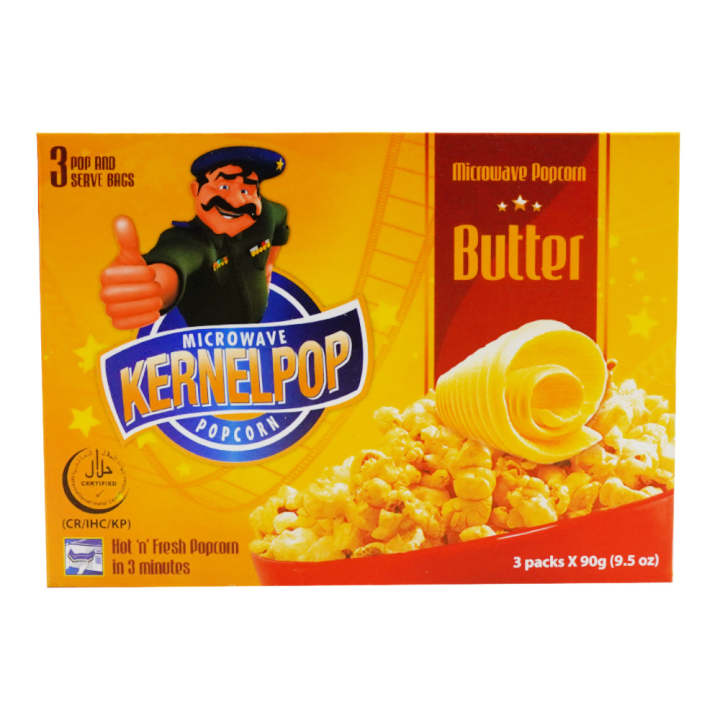 Alfatah Mall - KERNEL POPCORN BUTTER 3X90 GM | Daraz.pk