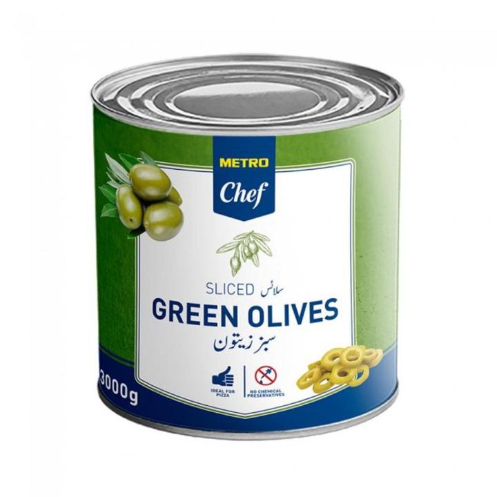 Horeca Select Olives Green Sliced 3kg | Daraz.pk
