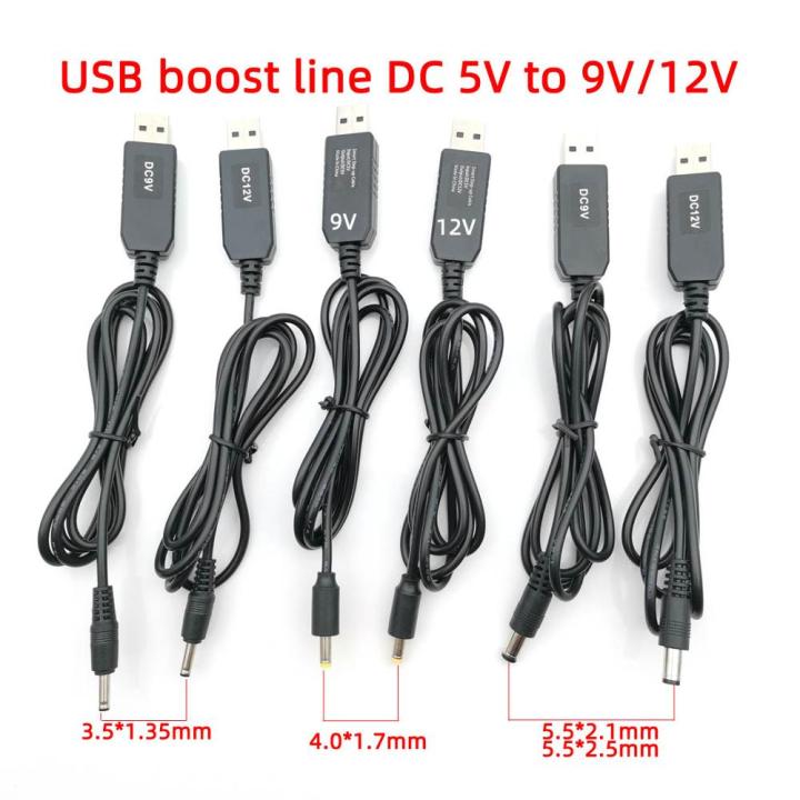 Usb Power Boost Line Dc 5v To 9v 12v Step Up Module Usb Converter Adapter Cable Wire 5.5*2.1/5.5 ...