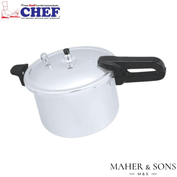 CHEF Best Aluminum Pressure Cooker 7 Liter | Daraz.pk