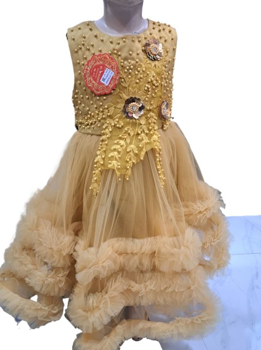 Prince net frock, farak for girls stylish, farak for girls 2024 | Daraz.pk