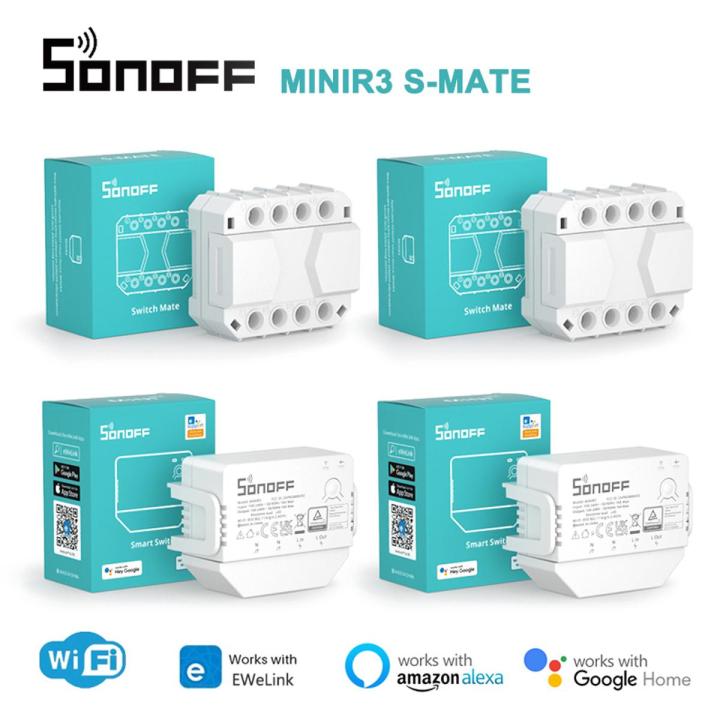 Aubess Sonoff Mini R3 16A Wifi Bluetooth Smart Switch Met S-MATE ...