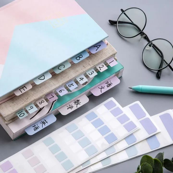 Classify Files Transparent Sticky Index Tabs Writable Colorful Writable ...