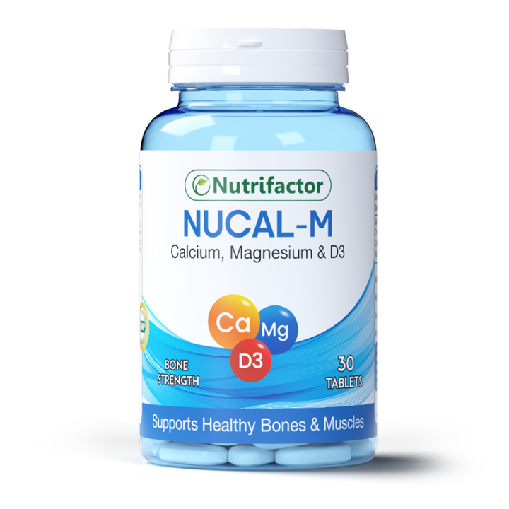 Nutrifactor Nucal-M | Calcium Tablets with Magnesium & Vitamin D3 ...