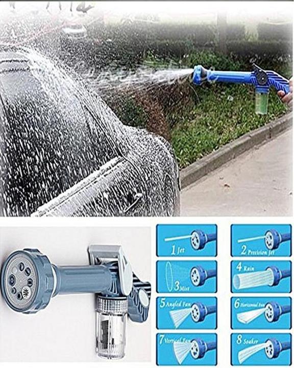 Ez Jet Water Cannon 8 In 1 Turbo Water Spray Gun For Car Washing ...