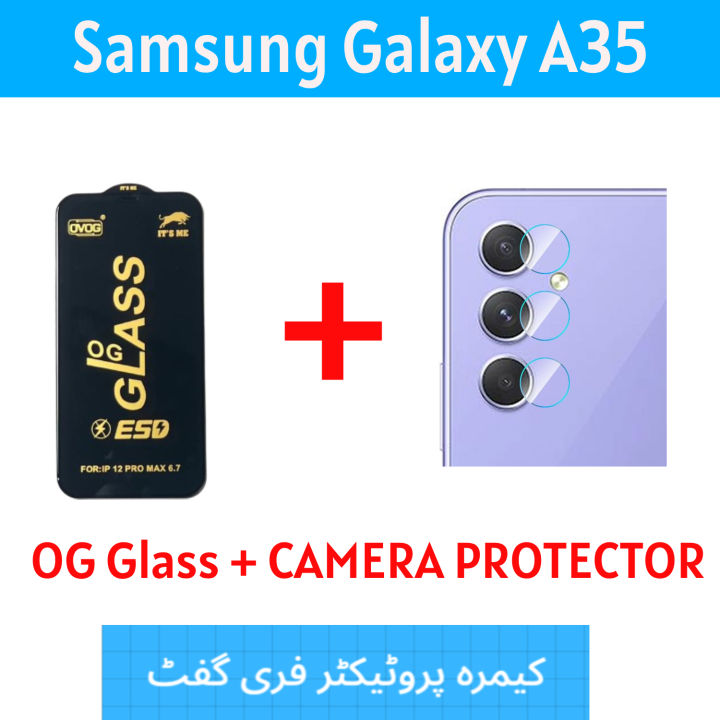 Samsung Galaxy A35 OG Glass Front Screen Protector Edge To Edge ...