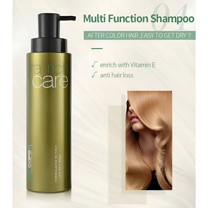 GOCARE Sulfate Free Hair Shampoo Ultra Rich Argan Oil Care 400 ML ...