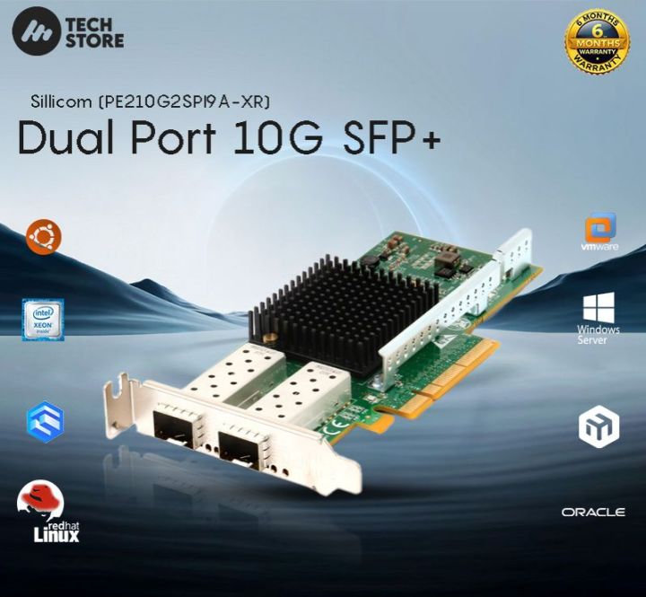 10GB Lan Card in Pakistan Silicom 10G PE210G2SPI9A-XR Dual Port 10GB ...