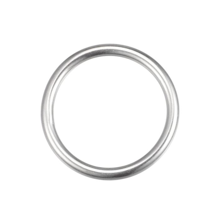 Portable Silver Metal Ring 304 Stainless Steel Roundness Rigging Ring 6 ...