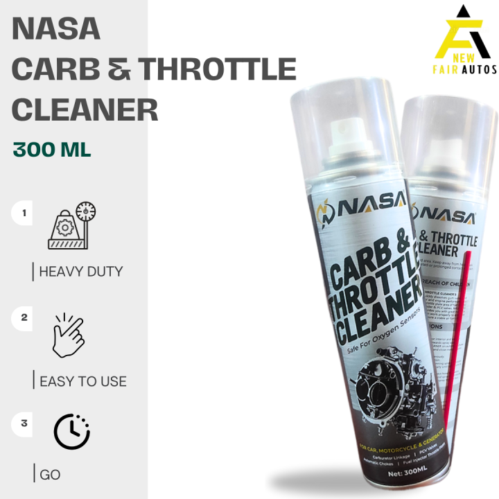 NASA Carb & Throttle Body Cleaner Spray 300ml – High-Performance ...