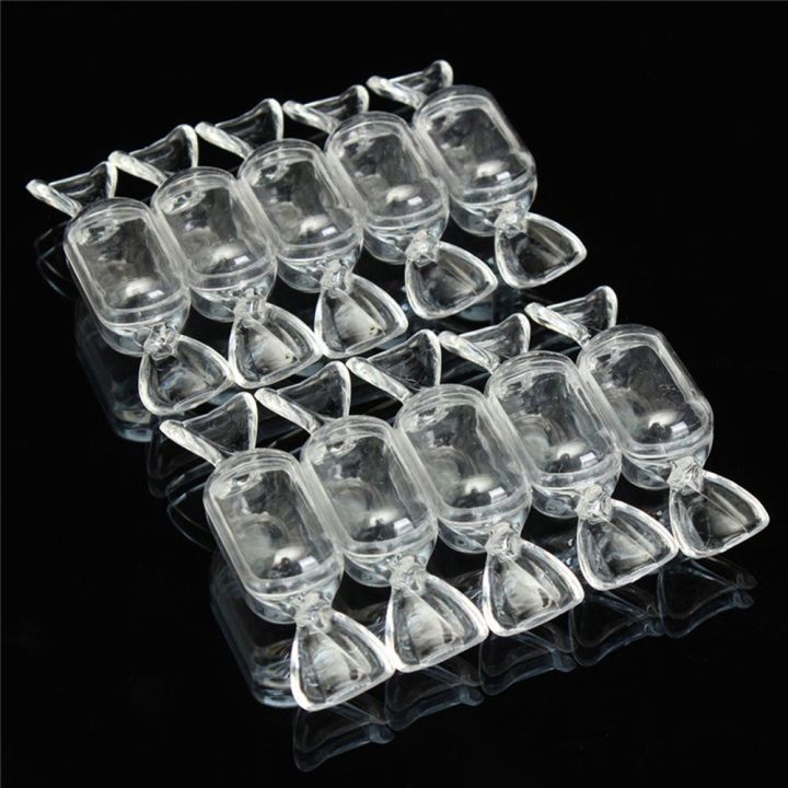 10pcs Sweet Shaped Candy Boxes Plastic Transparent Wedding Party Favors ...