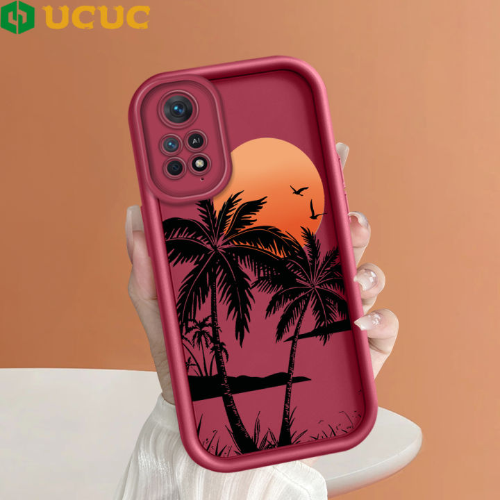 UCUC for Redmi Note 11 Pro 4G 5G Redmi Note 12 Pro 4G Back Cover Sunset ...