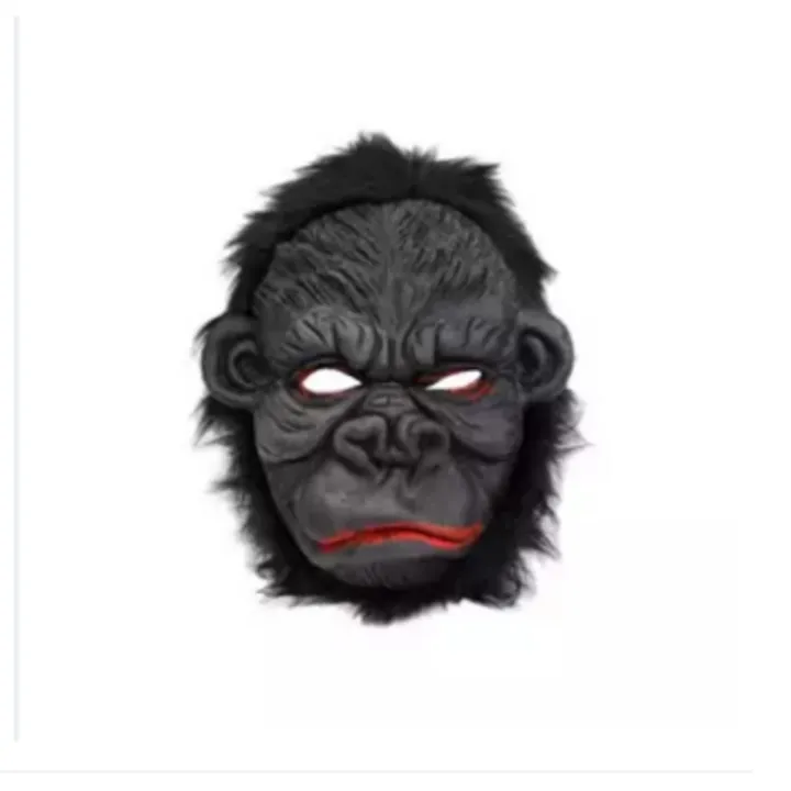 AA Traders . Chimpanzee Halloween Horror Long Ghost Hair Mask Adult ...