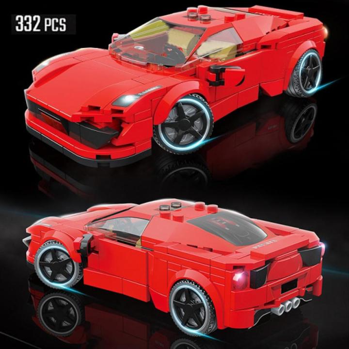 Speed Champions Race Car City Model Moc Bricks Great Vehicle Set Racing ...