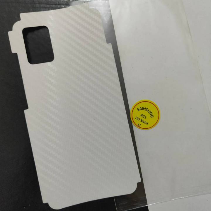 Samsung Galaxy A51 - Carbon fiber - Mosaic Design - Carbon fibre - Protective Decal Skin Sticker ...