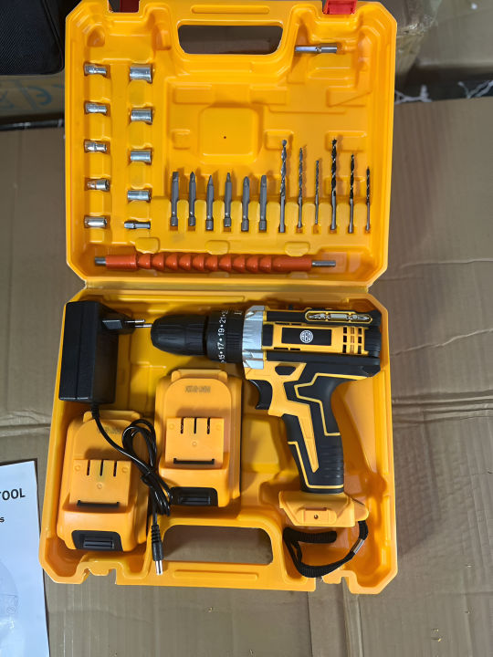 Lot Imported ABD Portable Rechargeable Drill Set 21 V High Power Drill ...