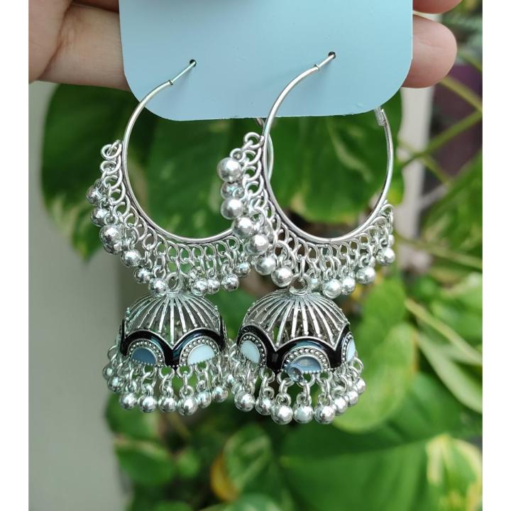 Beautiful Bell Shaped Bali Jhumka For Girls/Women/Party/Wedding | Daraz.pk