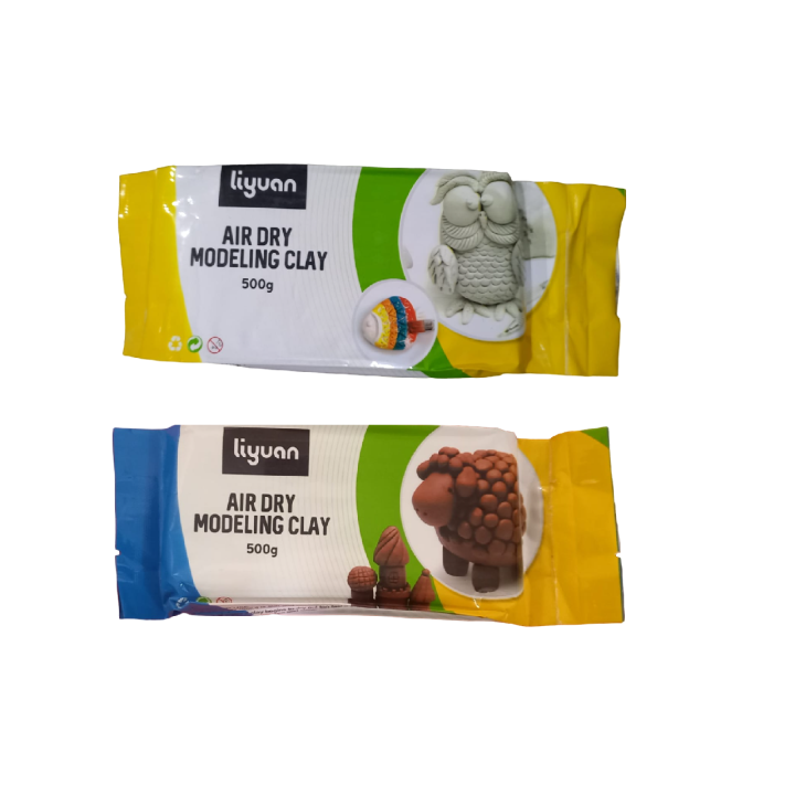 Sculpt Air Dry Clay 500g White - Brown | Daraz.pk