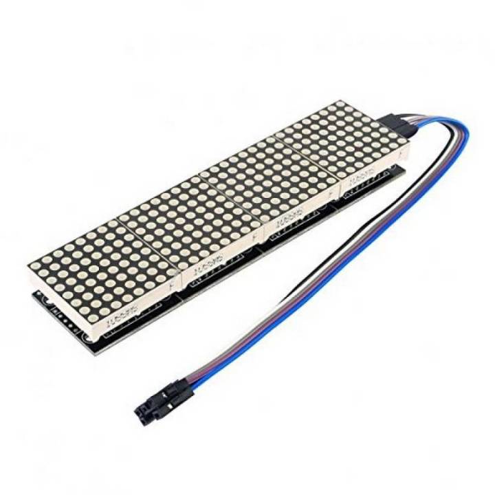 MAX7219 Dot Matrix Module Microcontroller 4 in one Display | Daraz.pk