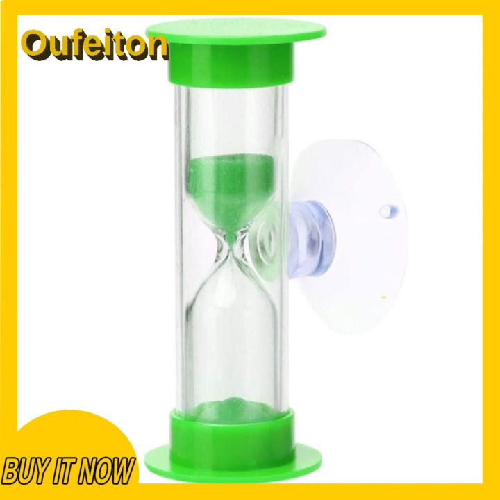 Oufeiton Tooth Brushing Hourglass Colorful Hourglass Sand Timer with ...