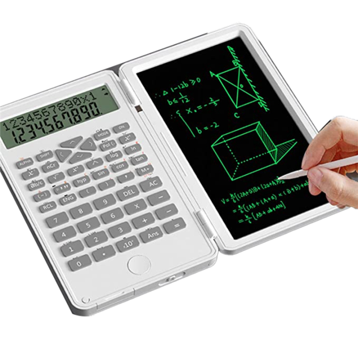 Scientific Calculators, 12-Digit LCD Display with Writing Tablet, D ...