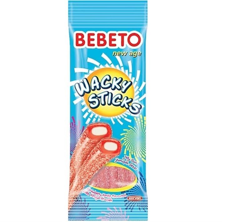 Bebeto Wacky Sticks Strawberry Vanilla Flavored 75 gm | Daraz.pk