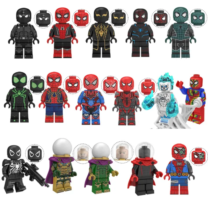 【Exclusive for Members】the Avenger pider Man toy with lego building ...
